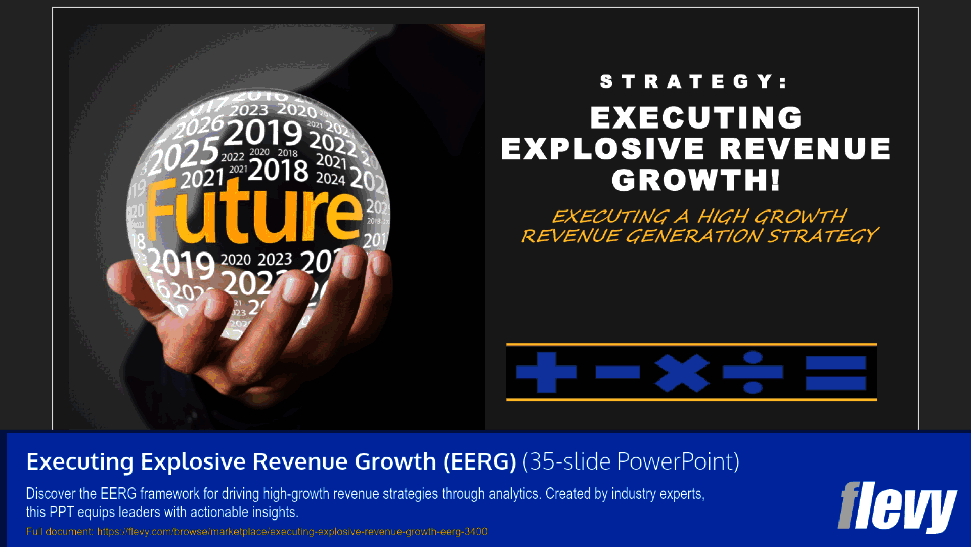 PPT: Executing Explosive Revenue Growth (EERG) (35-slide PPT PowerPoint ...