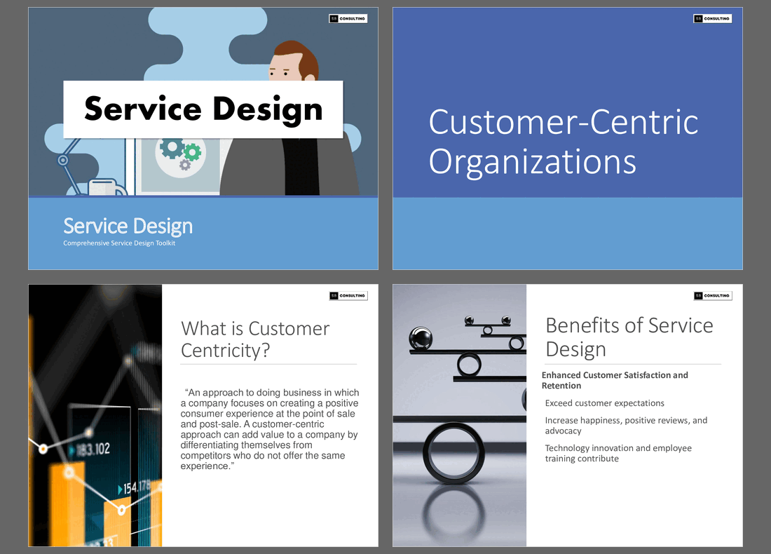 Service Design Business Toolkit PPT Slide Deck