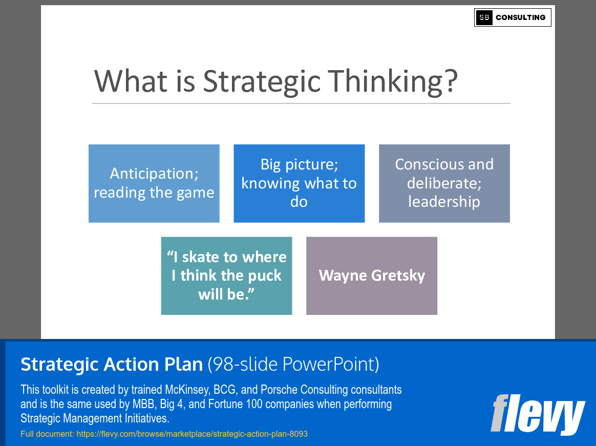 Strategic Action Plan PPT Slide Deck