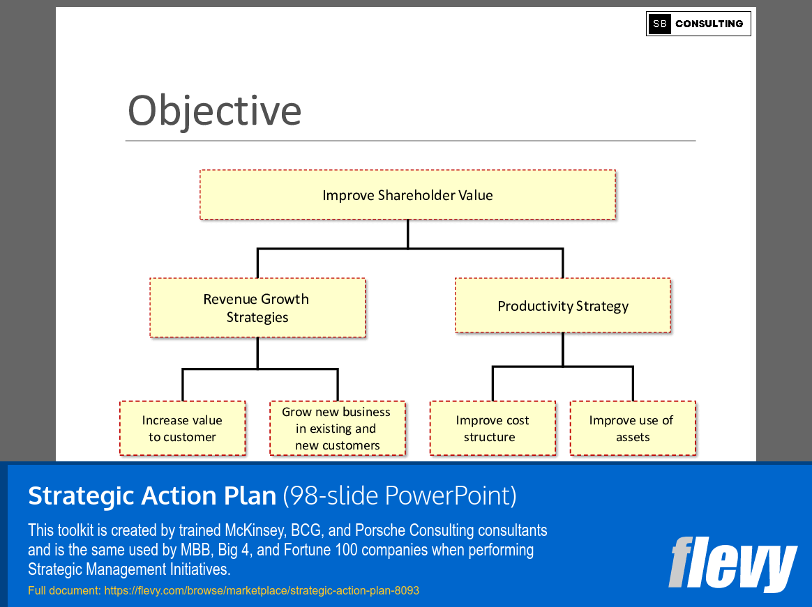 Strategic Action Plan PPT Slide Deck