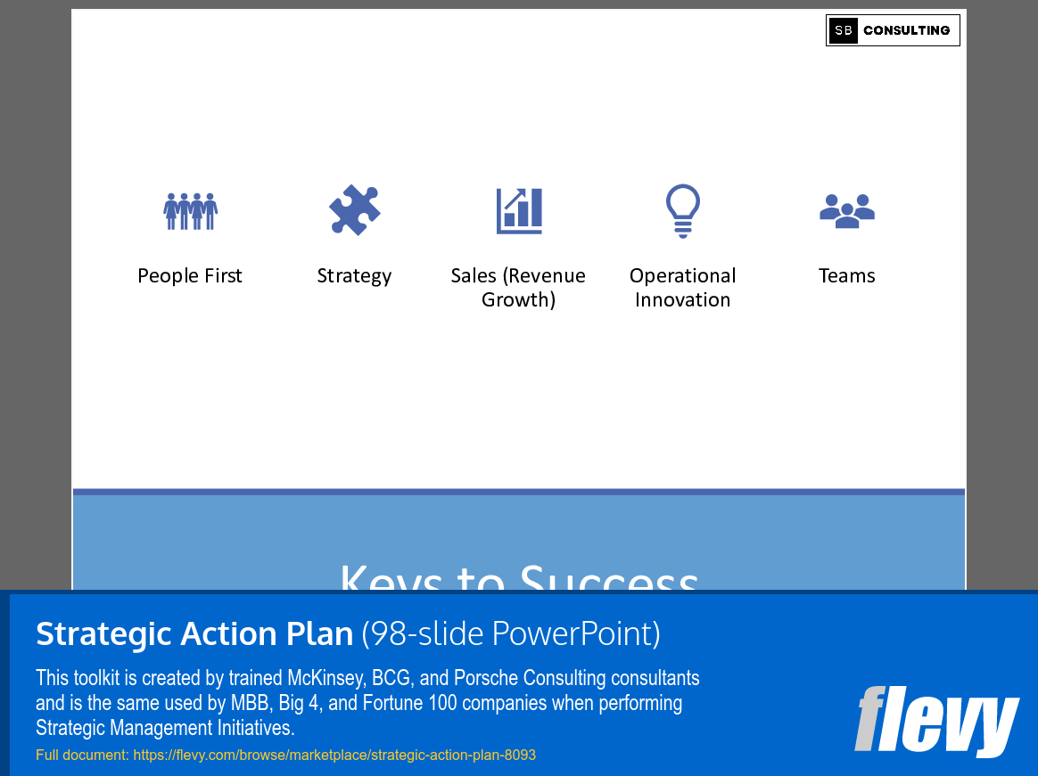 Strategic Action Plan PPT Slide Deck