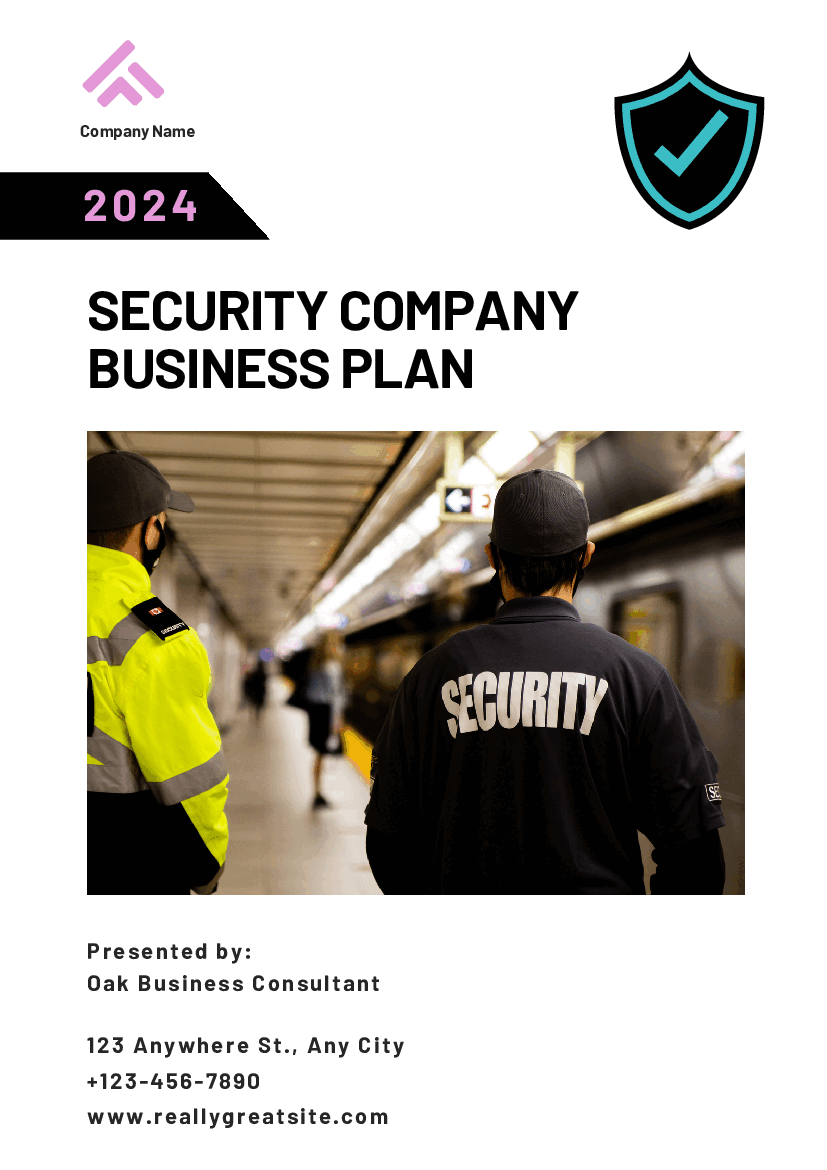Security Company Business Plan PDF